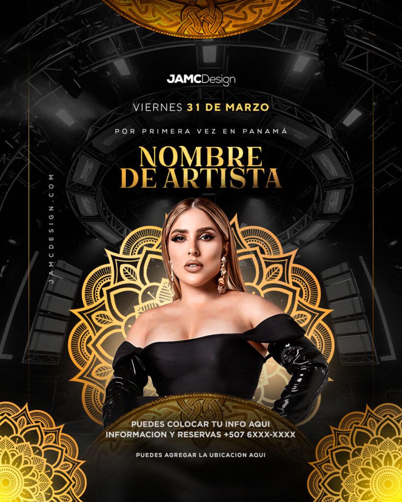 Flyer De Artista PSD - JAMC Design