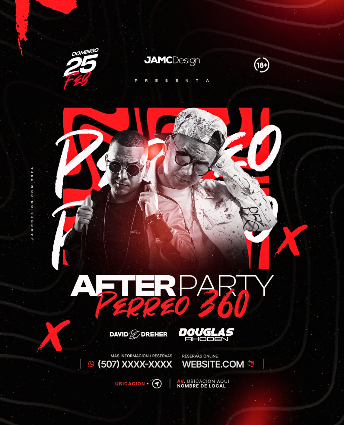 After Party Flyer PSD - JAMC Design