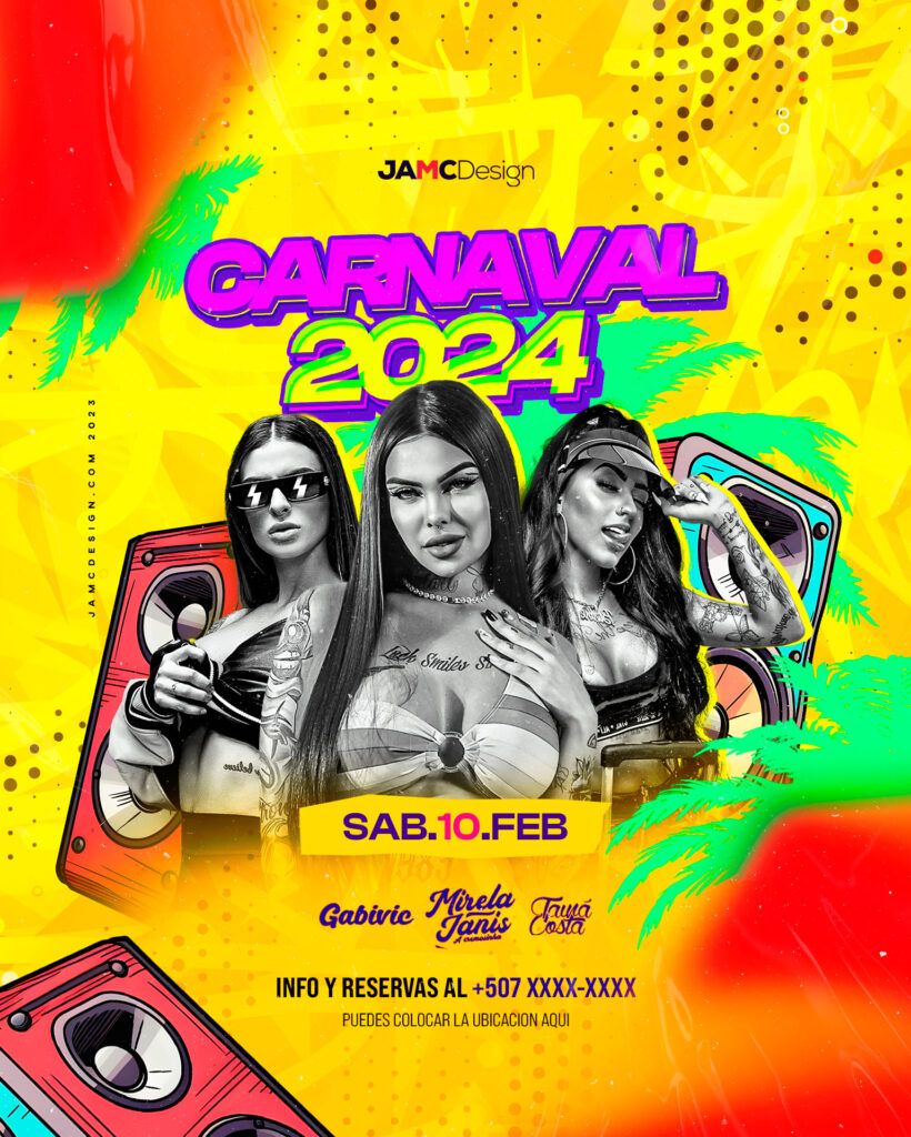 Carnaval Flyer PSD - JAMC Design